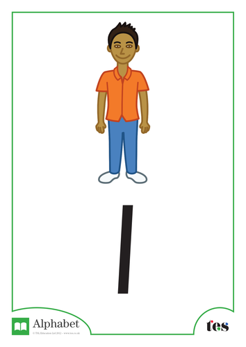 The Letter I - Child Theme | Teaching Resources