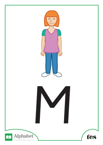 The Letter M - Child Theme | Teaching Resources