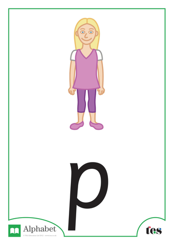 The Letter P - Child Theme | Teaching Resources