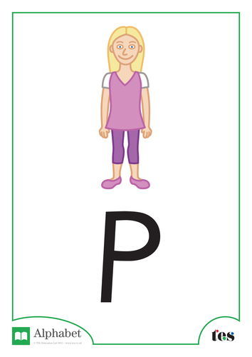 The Letter P - Child Theme | Teaching Resources