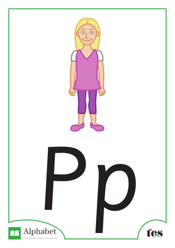 The Letter P - Child Theme | Teaching Resources