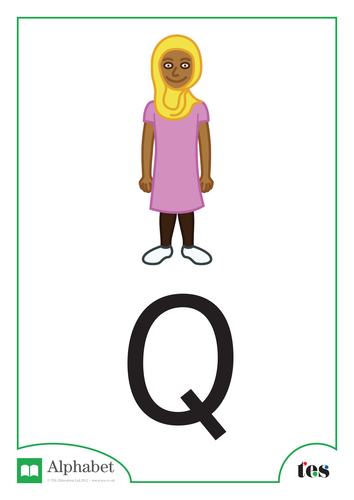 The Letter Q - Child Theme | Teaching Resources