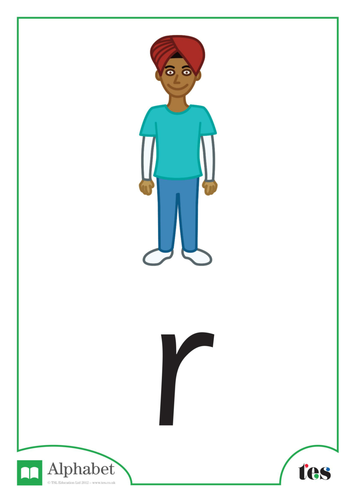 The Letter R - Child Theme | Teaching Resources