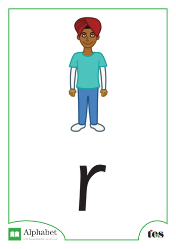 The Letter R - Child Theme | Teaching Resources