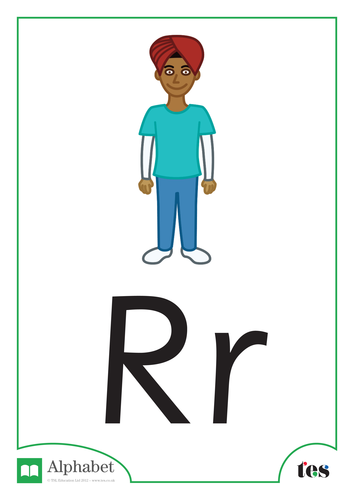 The Letter R - Child Theme | Teaching Resources