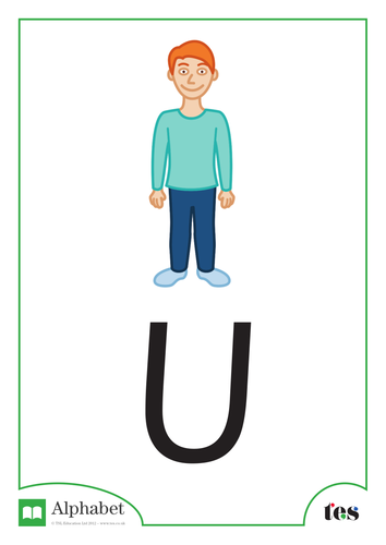The Letter U - Child Theme | Teaching Resources