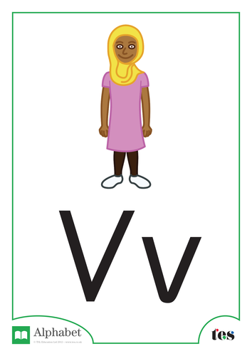 The Letter V - Child Theme | Teaching Resources