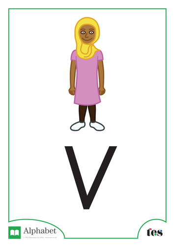The Letter V - Child Theme | Teaching Resources