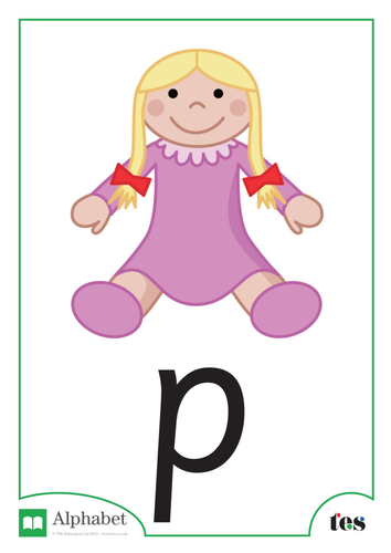 The Letter P – Toys Theme | Teaching Resources