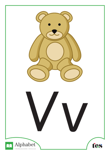 The Letter V – Toys Theme | Teaching Resources