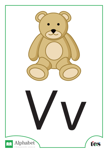The Letter V – Toys Theme | Teaching Resources