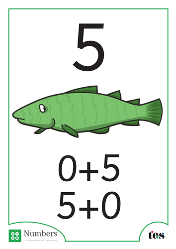 Additions Sheets (total 5) Fish Theme | Teaching Resources