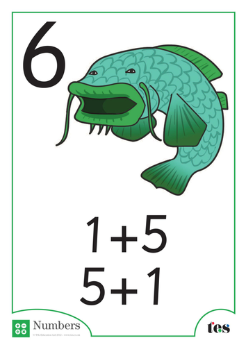 Additions Sheets (total 6) Fish Theme | Teaching Resources