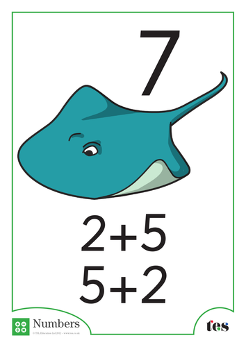 Additions Sheets (total 7) Fish Theme | Teaching Resources