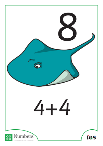 Additions Sheets (total 8) Fish Theme | Teaching Resources