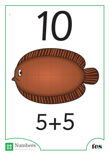 Additions Sheets (total 10) Fish Theme | Teaching Resources