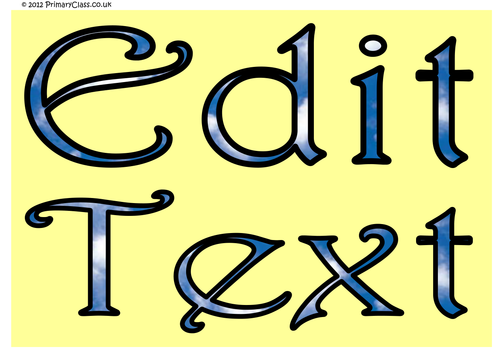 Display Lettering - 161 editable variations | Teaching Resources