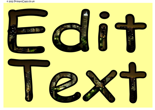 Display Lettering - 161 editable variations | Teaching Resources