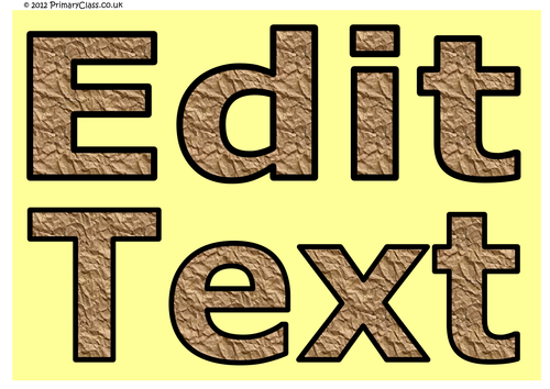 Display Lettering - 161 editable variations | Teaching Resources