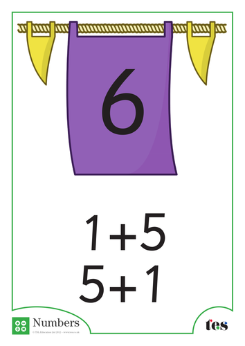 Additions Sheets (total 6) Bunting Theme | Teaching Resources