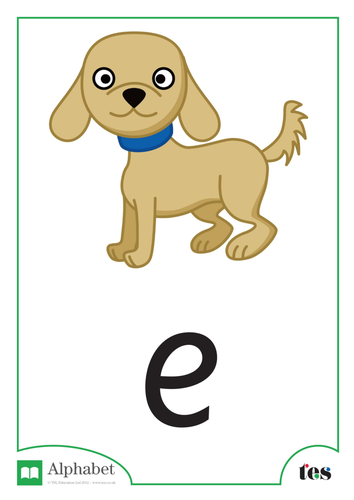 The Letter E - Pets Theme | Teaching Resources