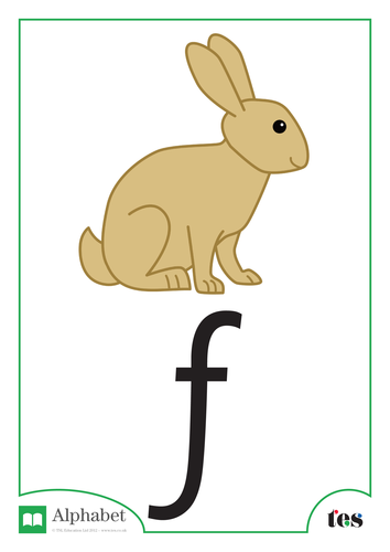 The Letter F - Pets Theme | Teaching Resources