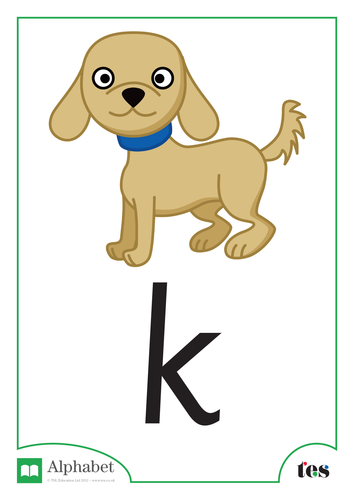 The Letter K - Pets Theme | Teaching Resources