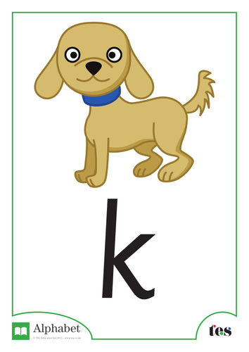The Letter K - Pets Theme | Teaching Resources