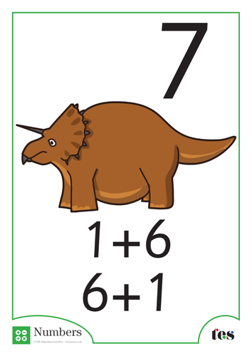 Additions Sheets (total 7) Dinosaur Theme | Teaching Resources
