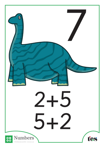Additions Sheets (total 7) Dinosaur Theme | Teaching Resources