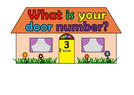 Door Numbers activity and display | Teaching Resources