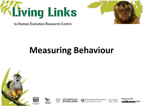 Measuring Animal Behaviour | Teaching Resources Measuring Animal Behaviour | Teaching Resources