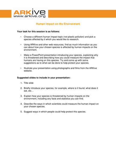 Human Impacts on the Environment - KS4 | Teaching Resources