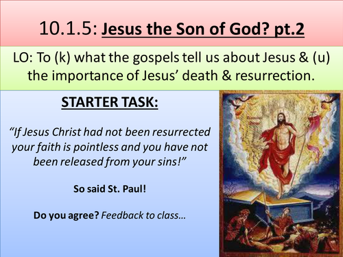 Unit 10 Catholic Christianity EDEXCEL LESSONS! | Teaching Resources