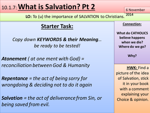 Unit 10 Catholic Christianity EDEXCEL LESSONS! | Teaching Resources