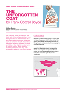 The Unforgotten Coat by Frank Cottrell Boyce | Teaching Resources