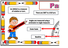 Parts of a Protractor Poster | Teaching Resources