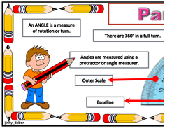 Parts of a Protractor Poster | Teaching Resources