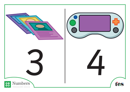 Number Cards - Toys Theme 1-10 | Teaching Resources