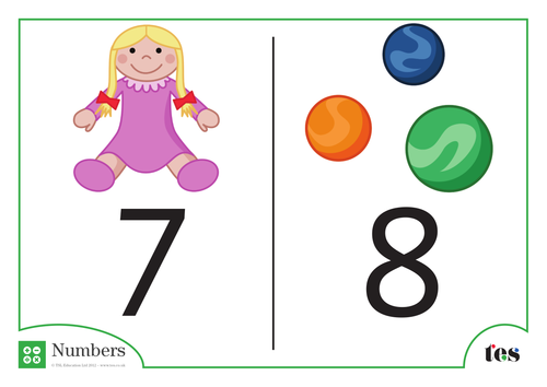 Number Cards - Toys Theme 1-10 | Teaching Resources