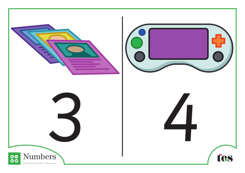 Number Cards - Toys Theme 1-10 | Teaching Resources