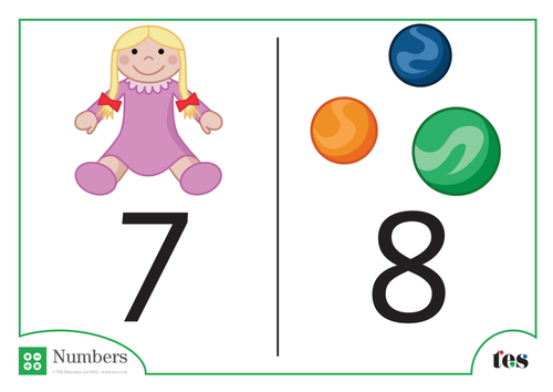 Number Cards - Toys Theme 1-10 | Teaching Resources