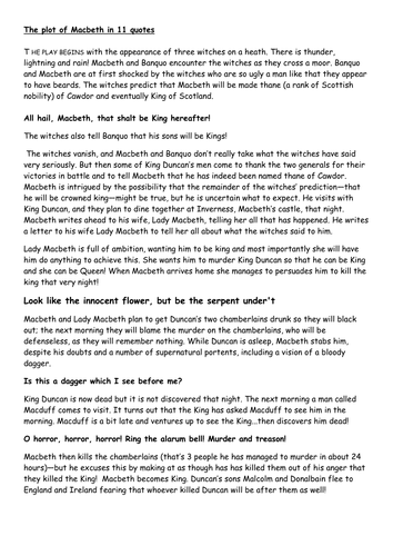 Macbeth Powerpoint & Resources for Act 1 | Teaching Resources