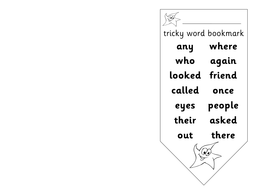 Tricky word bookmarks by phase | Teaching Resources