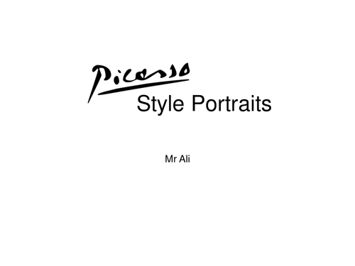 Picasso Style Portraits | Teaching Resources