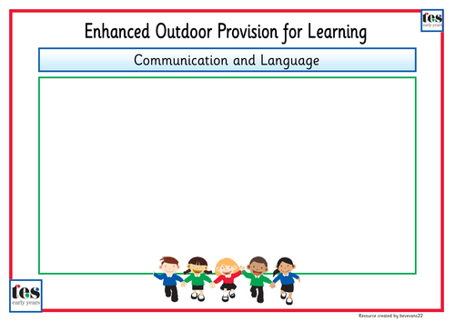 Enhanced Provision Charts: Outdoor | Teaching Resources