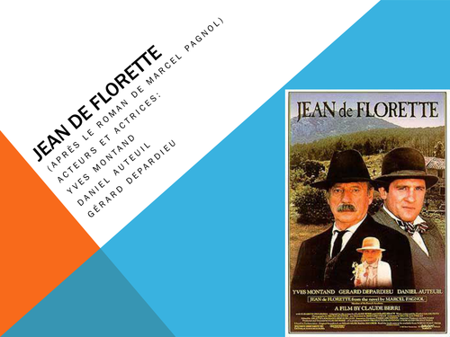 Jean de Florette Storyline | Teaching Resources