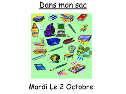 Dans mon sac | Teaching Resources