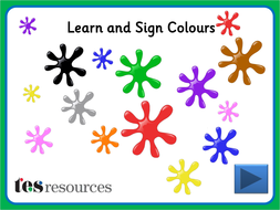 Learn to Sign Colours | Teaching Resources