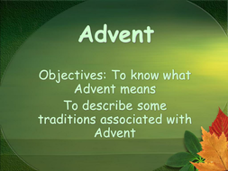 Advent.ppt | Teaching Resources